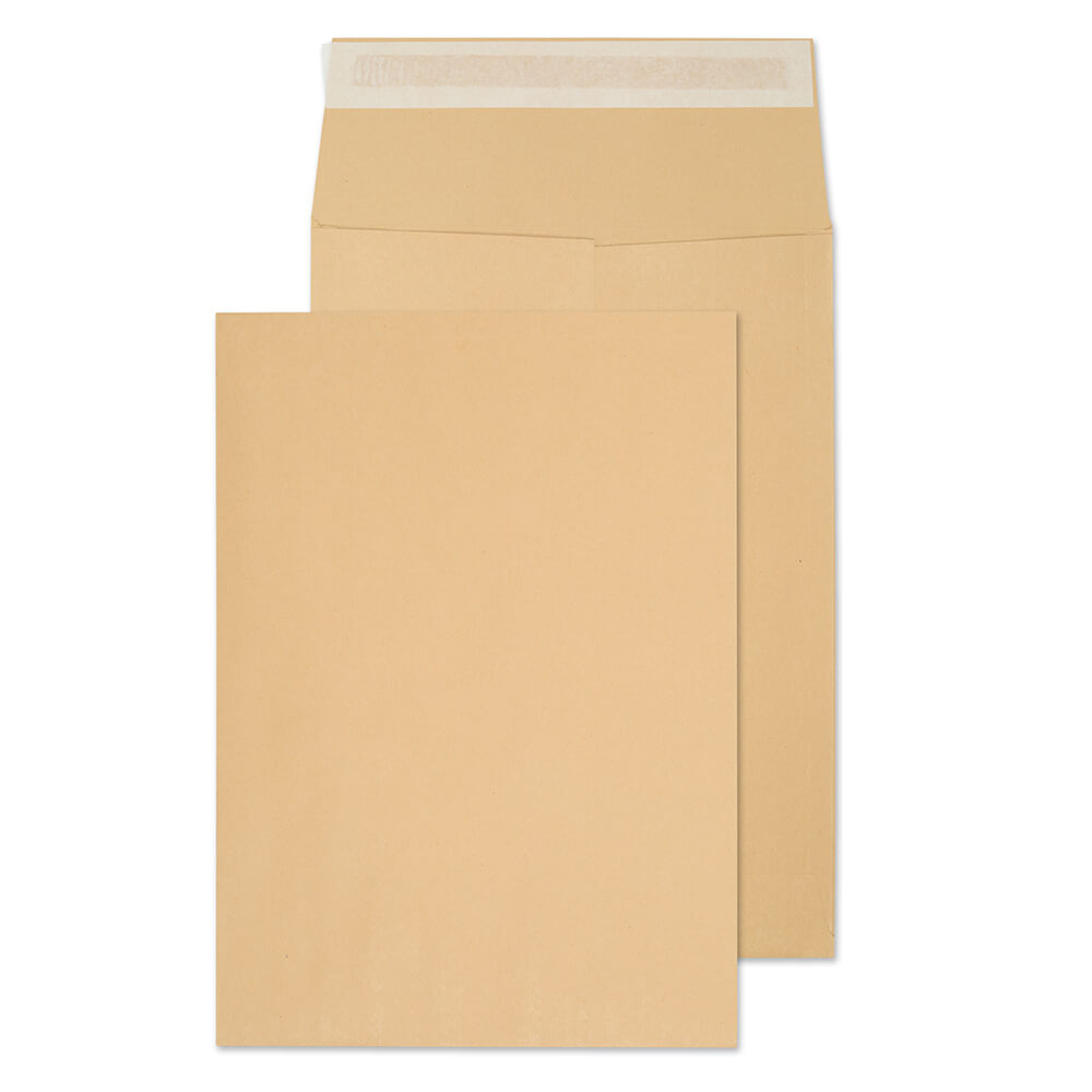 Blake Packaging Manilla Peel&Seal Gusset Pocket 352x250mm 140gsm Pack ...